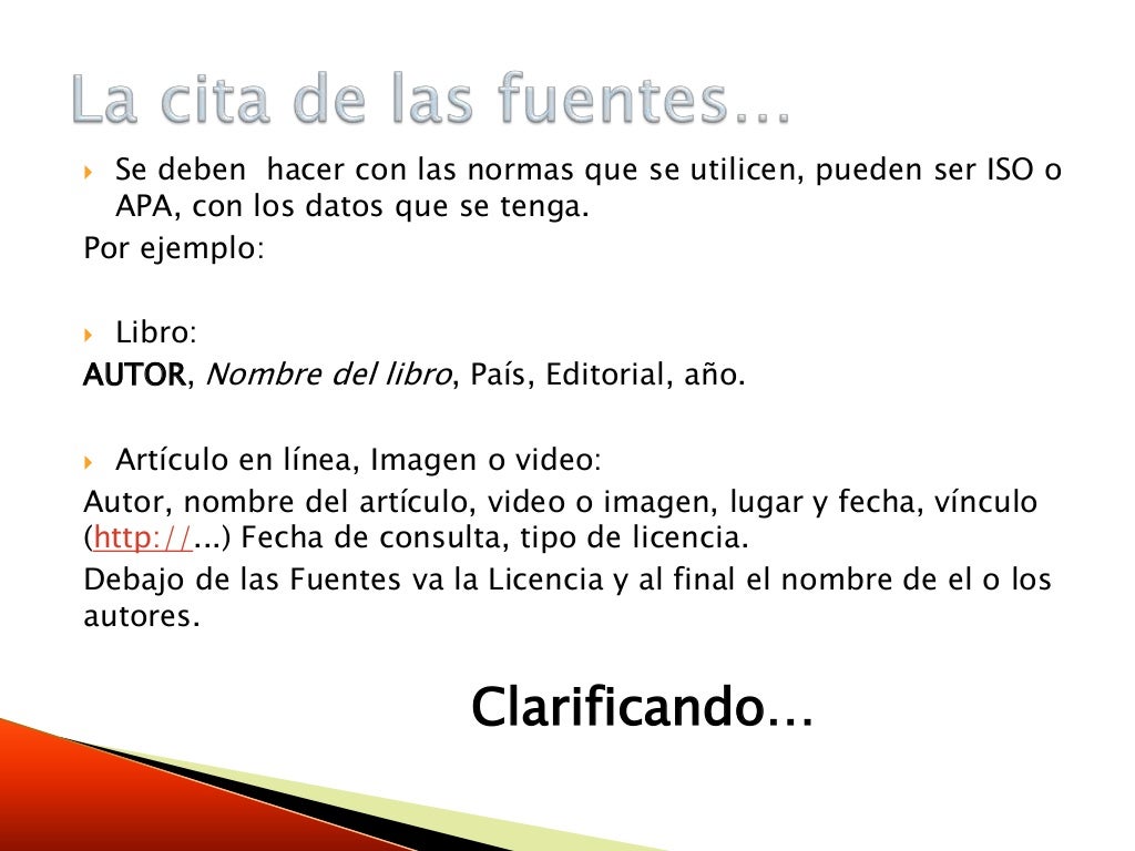 ¿Cómo citar fuentes?