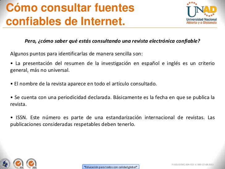 Fuentes No Confiables En Internet - slingo