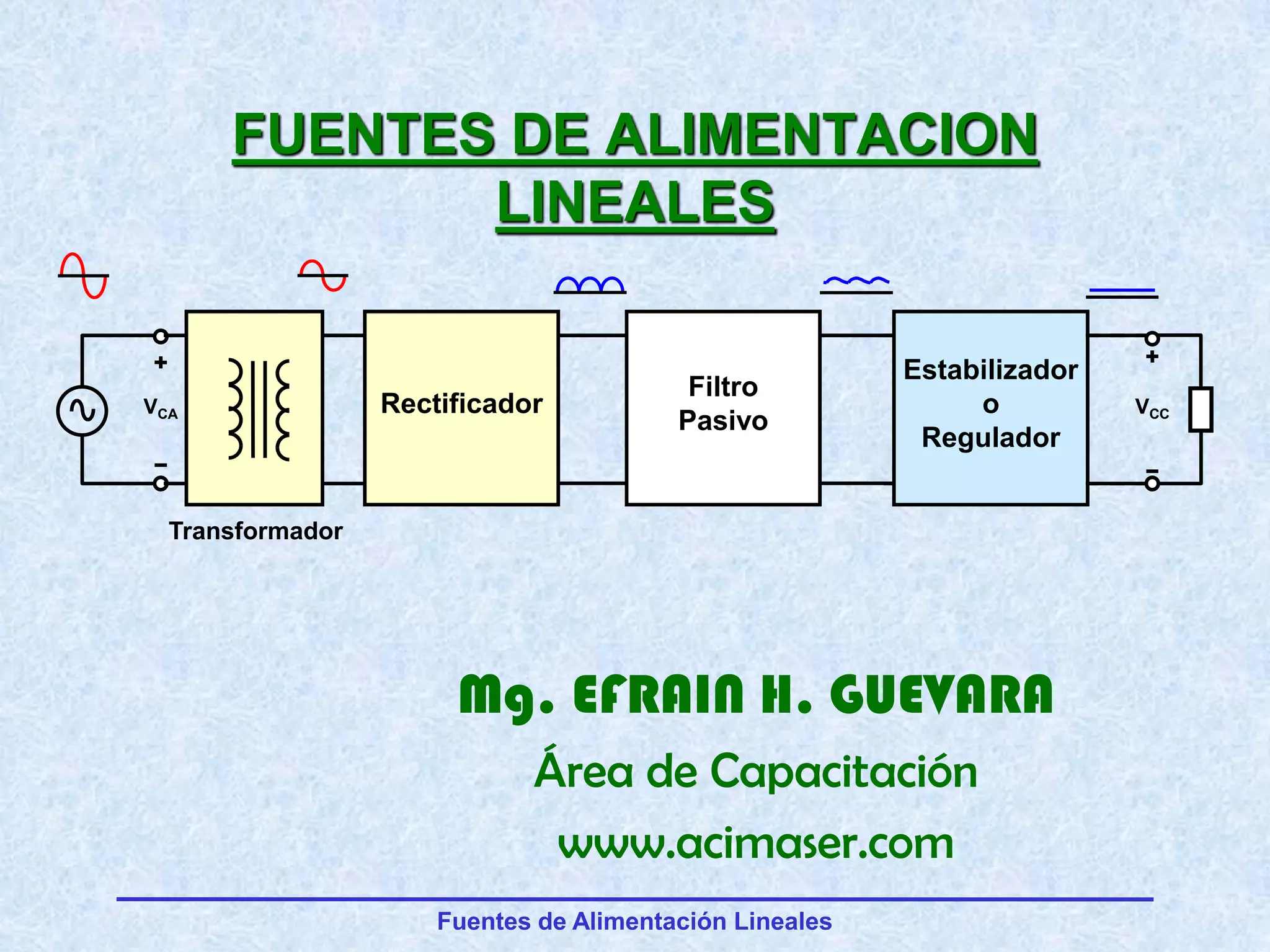 Fuentes de alimentacion lineales | PDF