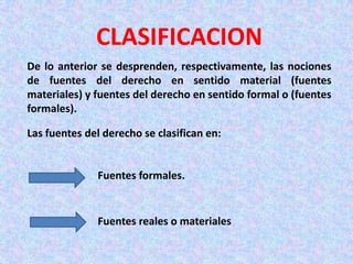Fuentes del derecho | PPTX