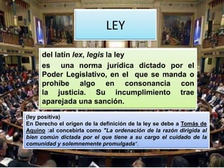 Fuentes del derecho clasificacion de la ley | PPTX