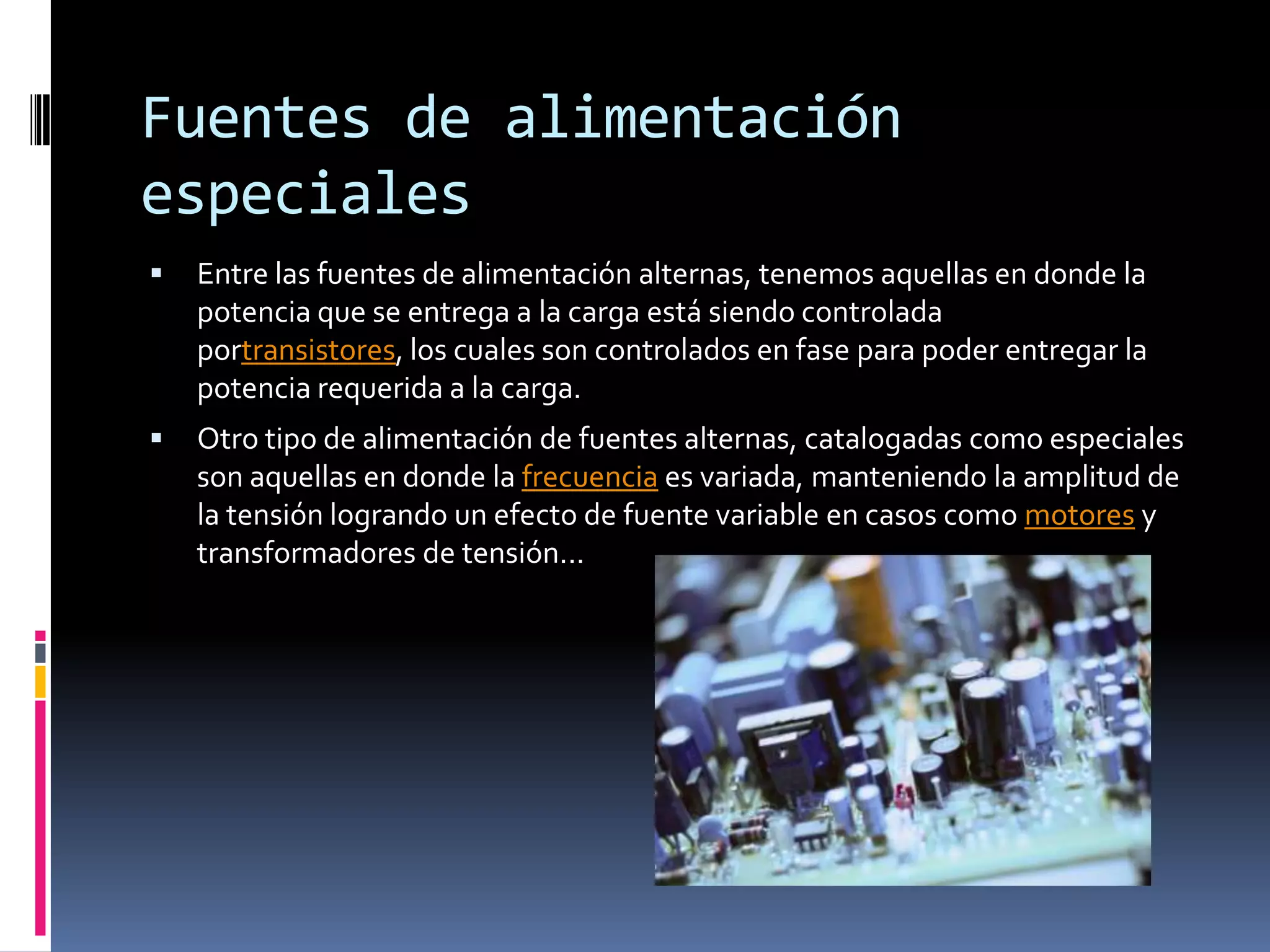 Fuentes de poder y sus partes | PPTX