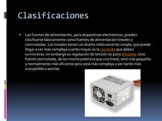 Fuentes de poder y sus partes | PPTX