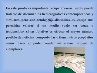 Fuentes hemerográficas | PPTX