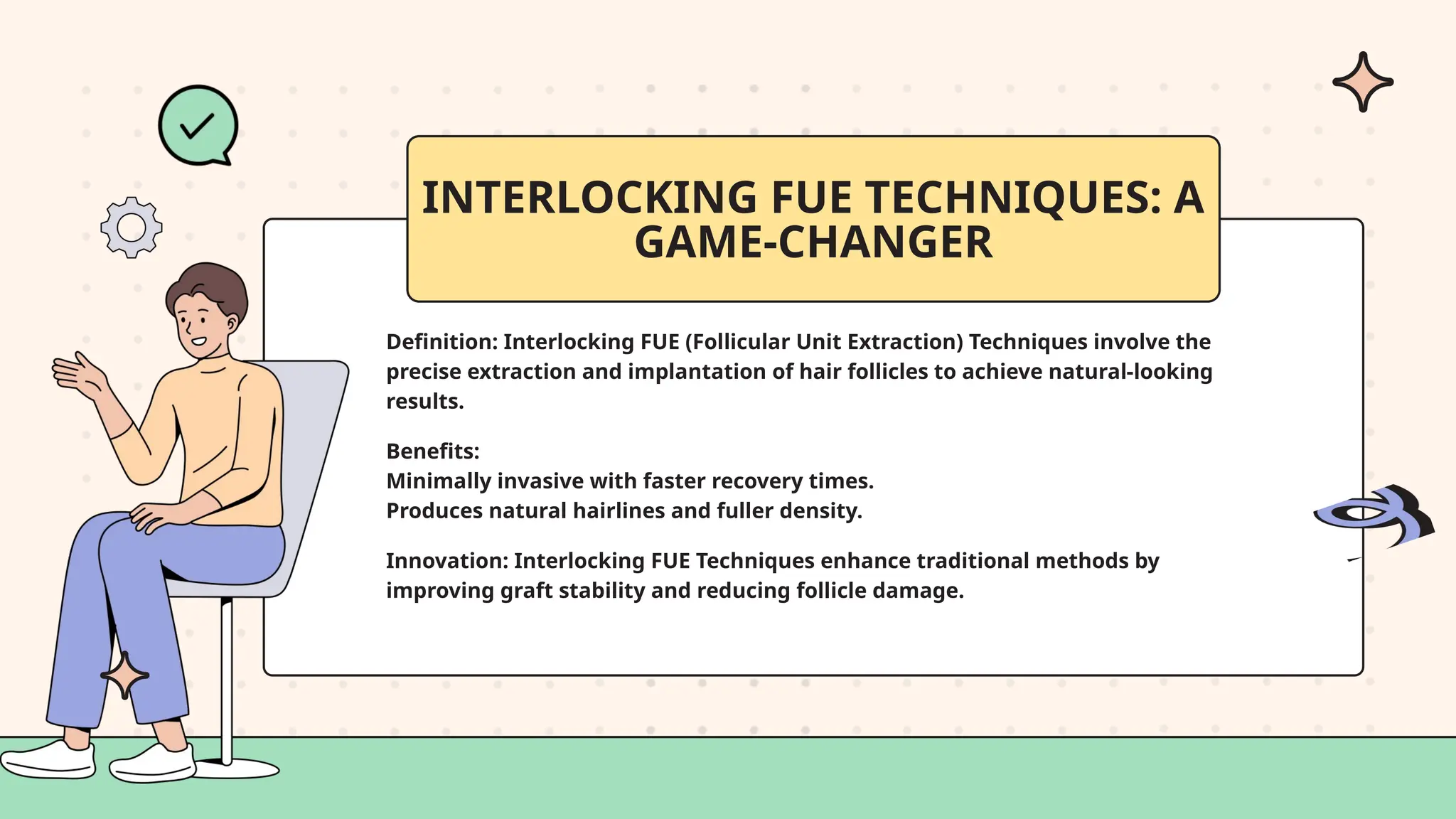 Interlocking FUE Technique clinic in Jaipur | PPTX