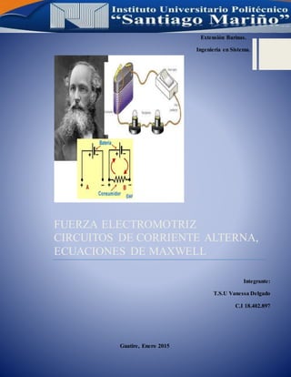 Fuerza electromotriz y circuitos de corriente alterna | DOCX