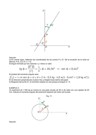 Fuerzas centrales momento de torsion y angular | DOC