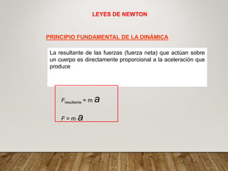 FUERZA Y LEYES DE NEWTON 2 MEDIO 2024ppt | PPT
