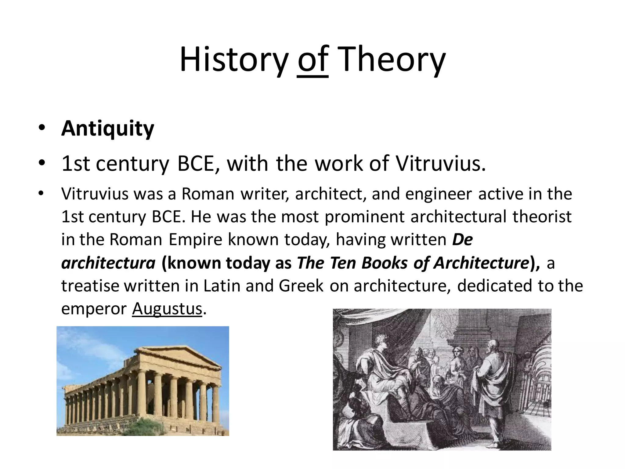 Fue theory 4 lecture 2 - history of theory | PPT