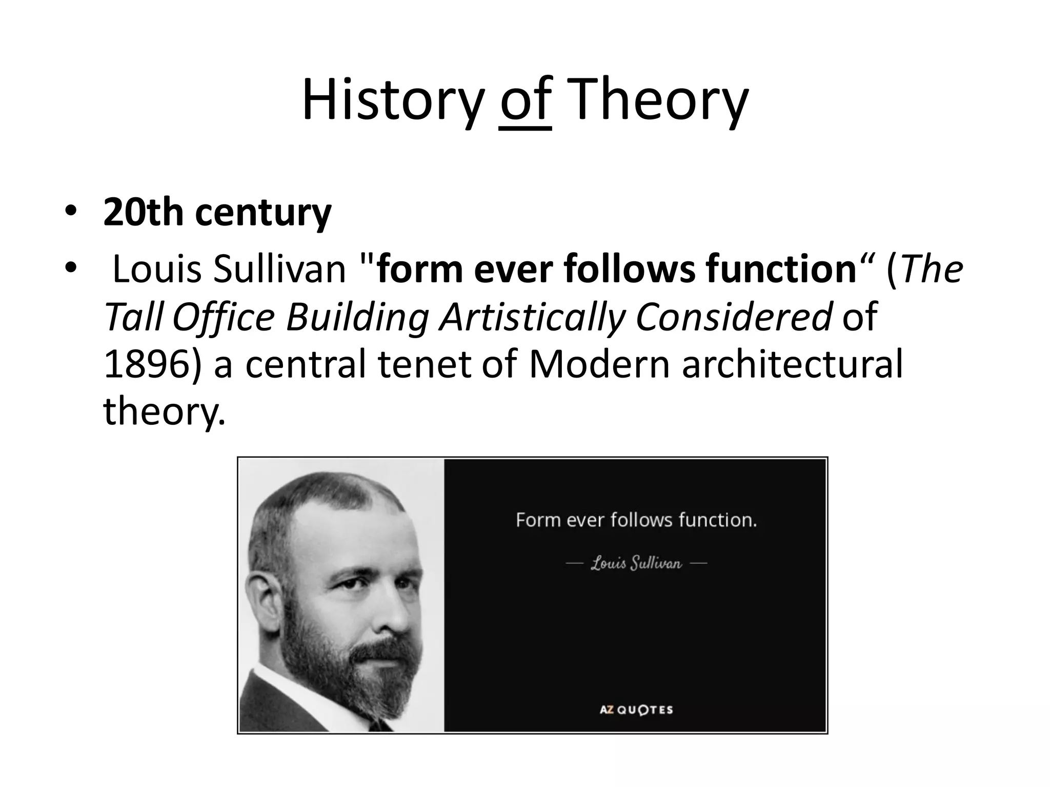 Fue theory 4 lecture 2 - history of theory | PPT