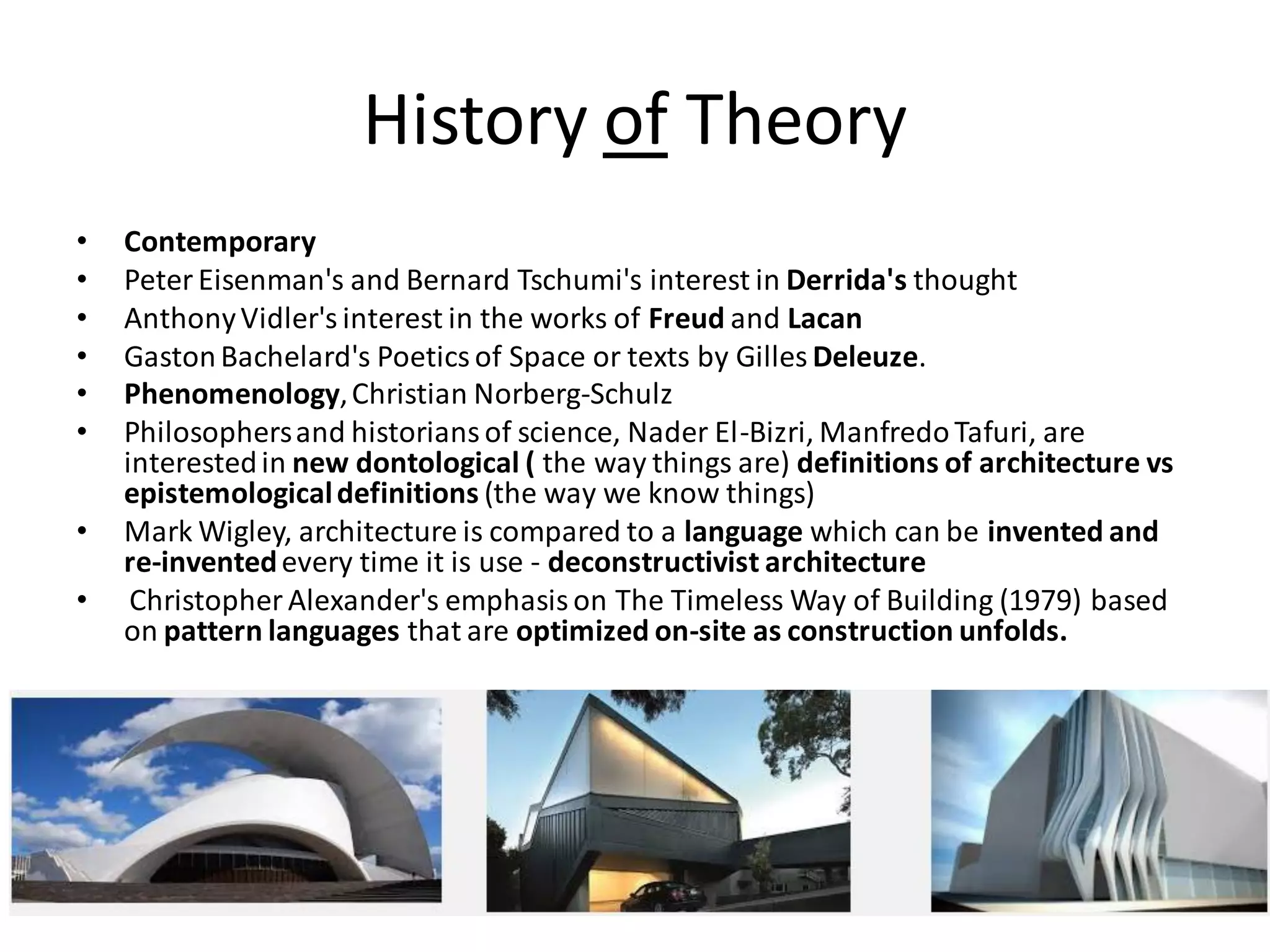 Fue theory 4 lecture 2 - history of theory | PPT