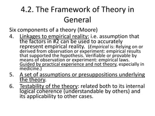Fue theory 4 lecture 3 - theory in relation to method | PPT