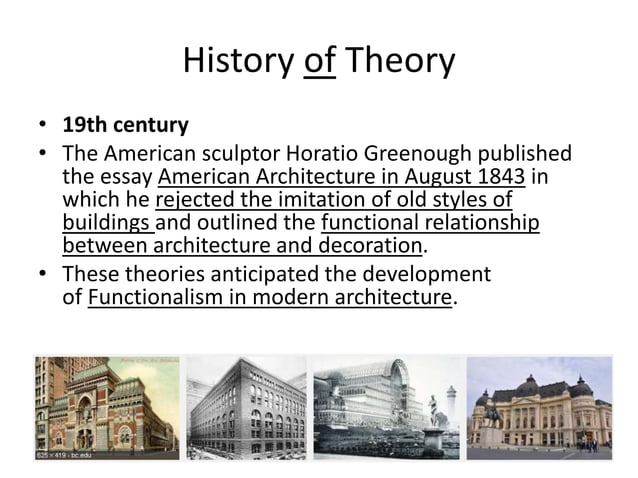 Fue theory 4 2018 lecture 2 - history of theory | PPT