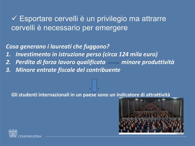 Fuga dei cervelli 2 | PPT