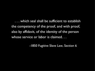 Fugitive Identity | PPT