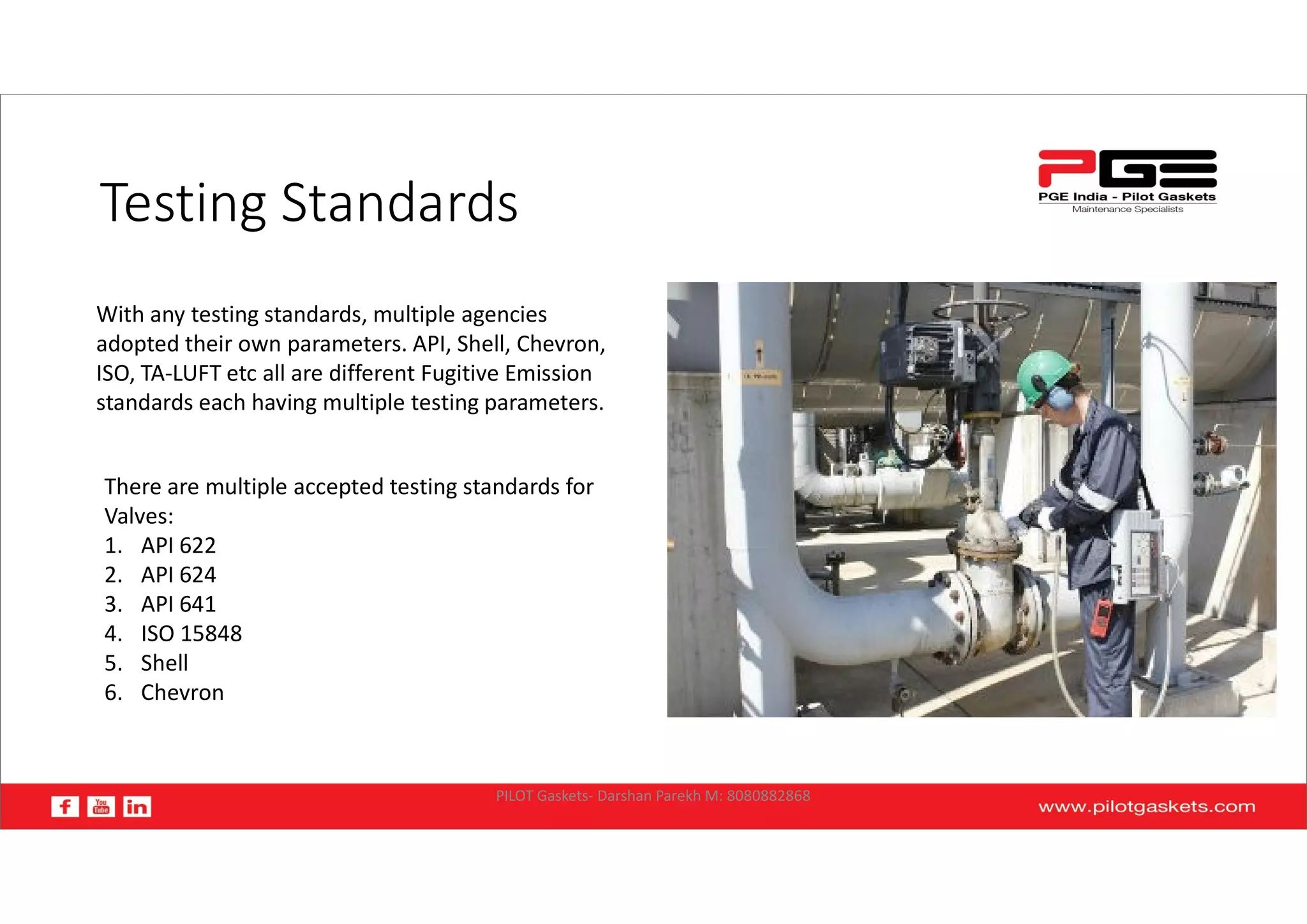 API 622, API 624 and API 641 for Fugitive Emissions | PDF