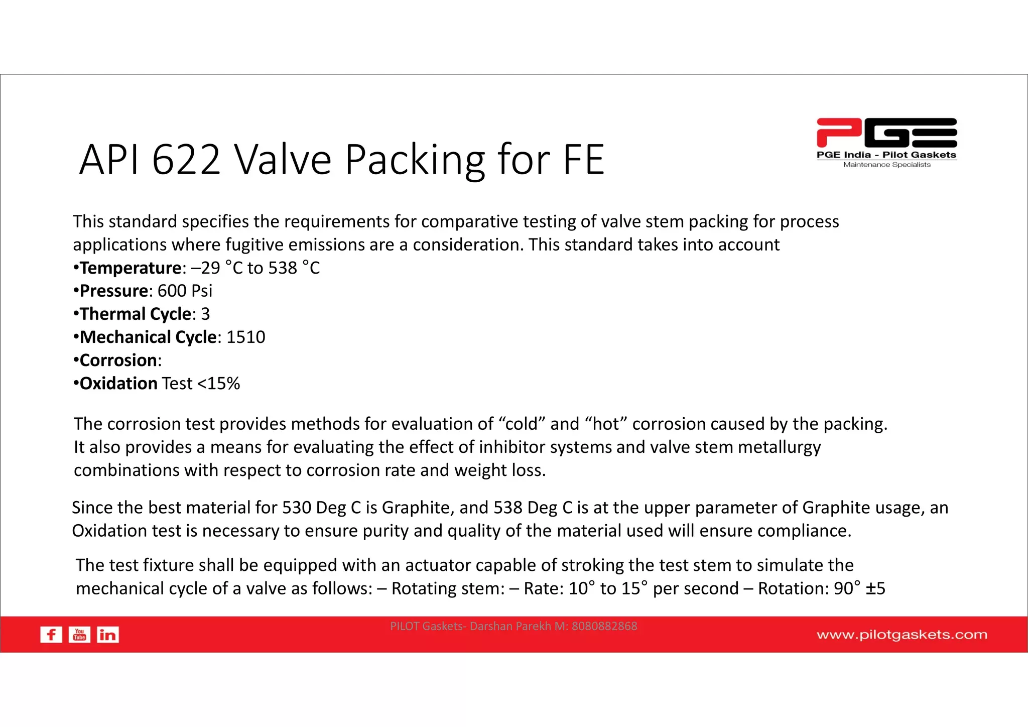 API 622, API 624 and API 641 for Fugitive Emissions | PDF