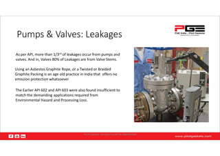 API 622, API 624 and API 641 for Fugitive Emissions | PDF