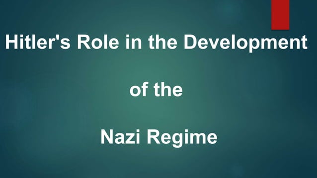 Fuhrerprinzip | PPTX