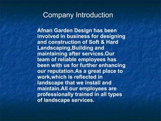 Landscape Maintenance | PPT