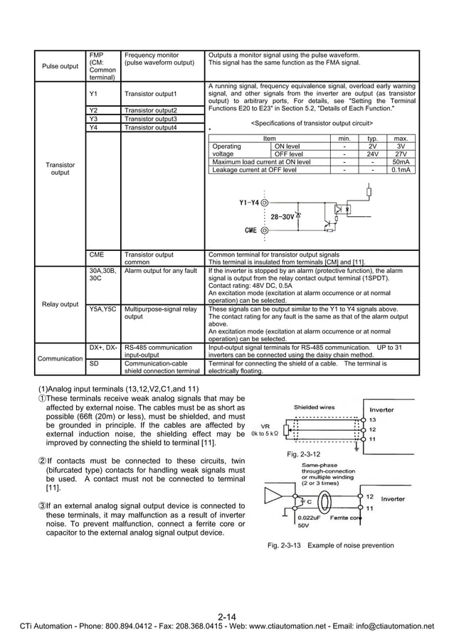 Fuji frenic-5000 g11s-p11s-user-manual | PDF