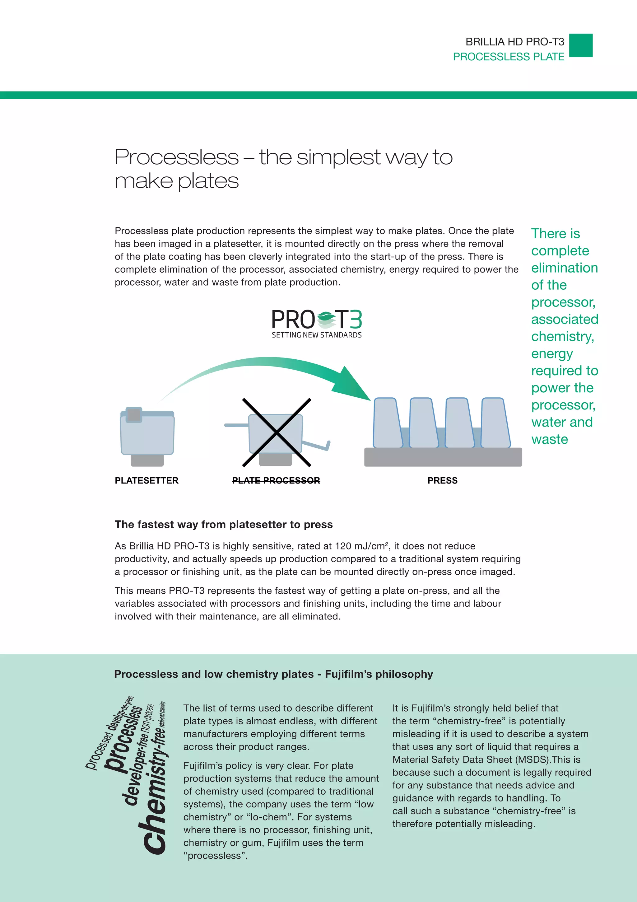 Fujifilm Brillia Pro T3 brochure | PDF