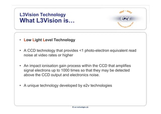 Fujifilm - e2v L3 Vision | PPT