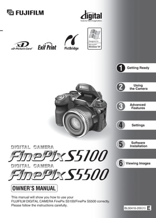 Fuji finepix s5500 manual | PDF