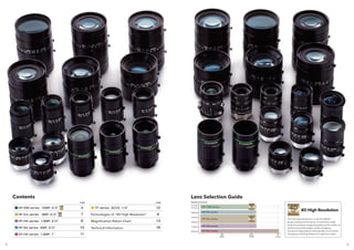Fujinon machine vision_lens_catalog_english | PDF | Cameras and ...