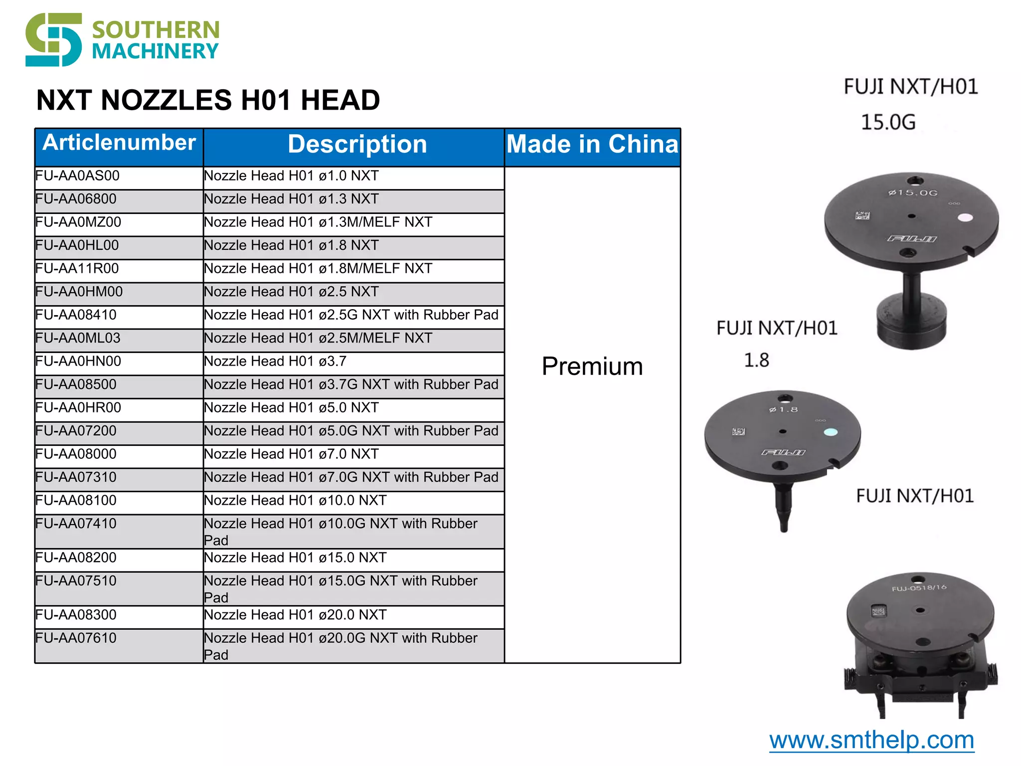 Fuji nozzles & consumables feeders | PDF