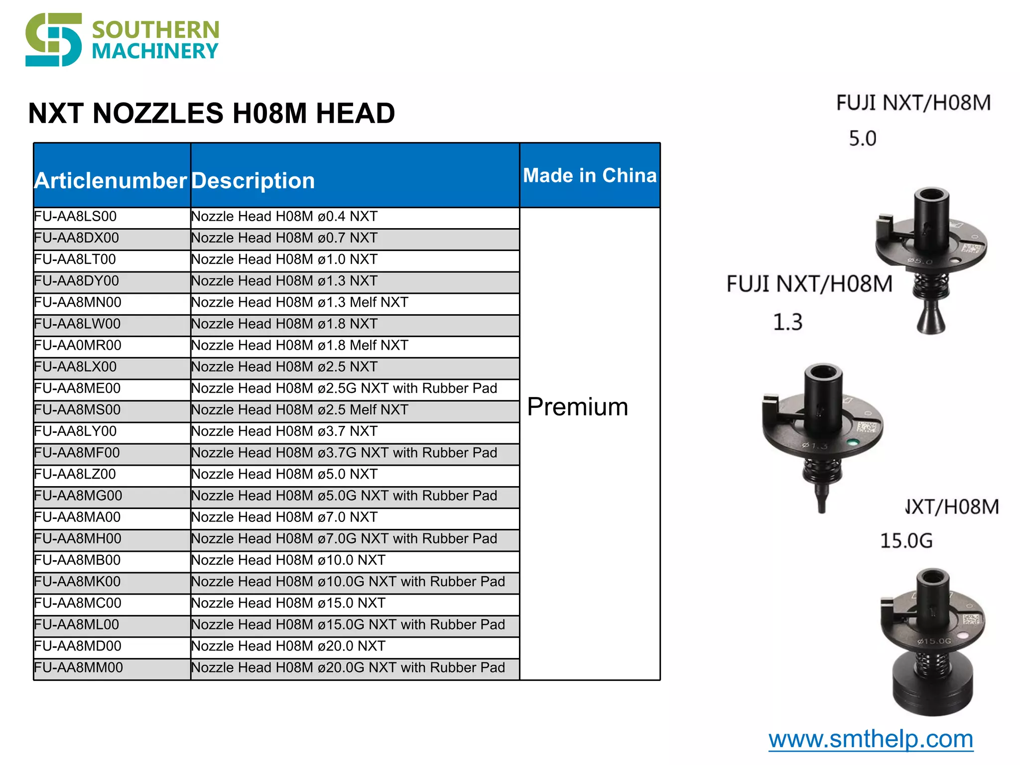 Fuji nozzles & consumables feeders | PDF