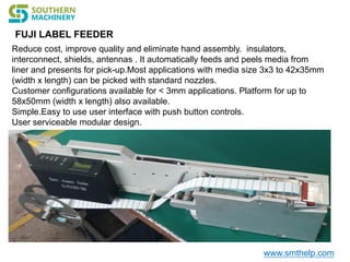 Fuji nozzles & consumables feeders | PDF