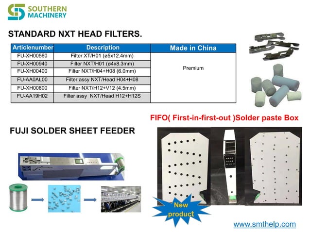 Fuji nozzles & consumables feeders | PDF