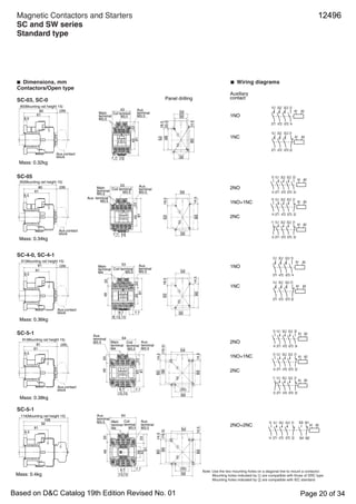 Fuji sc and sw series contactors | PDF