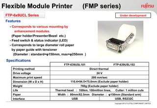 Fujitsu Thermal Printers | PPT