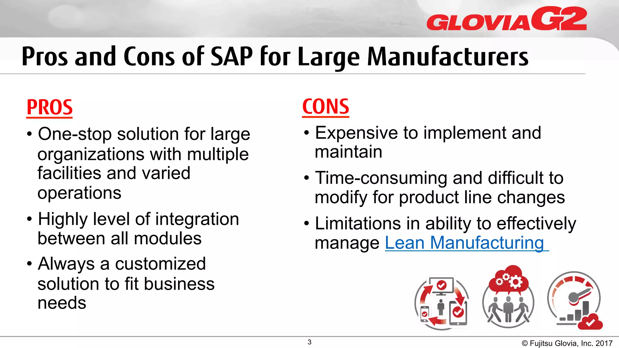 Fujitsu Glovia, Inc. and SAP Hybrid Solution to ERP Manufacturing | PDF