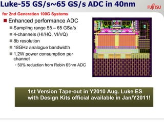Fujitsu Iccad Presentation--Enable 100G | PPT