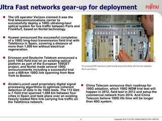Fujitsu Iccad Presentation--Enable 100G | PPT