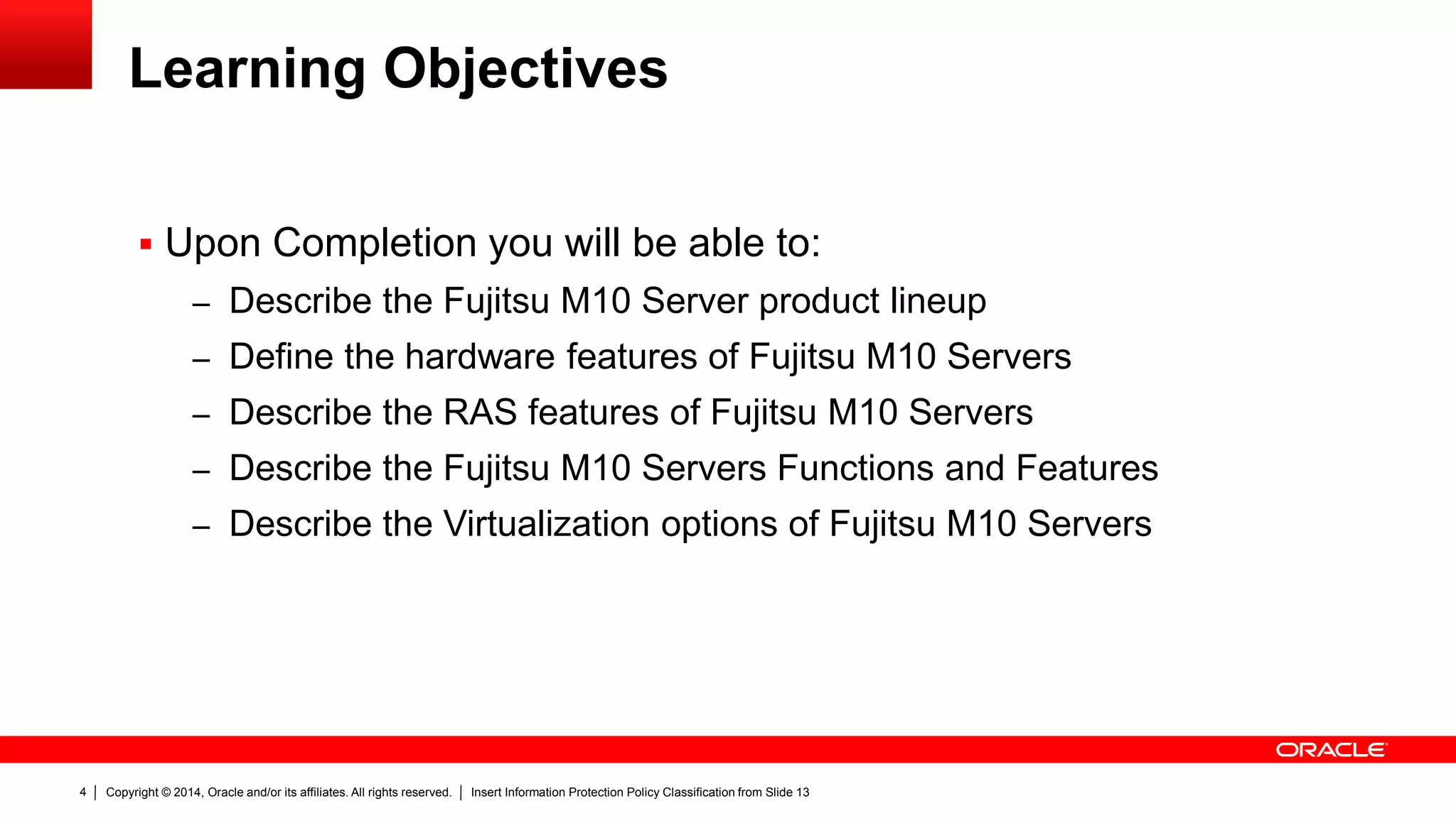Fujitsu m10 server features and capabilities | PPTX