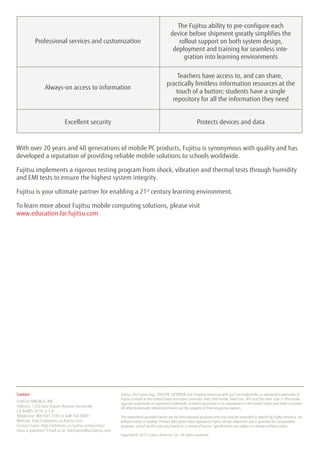 Fujitsu Mobile Education Overview | PDF