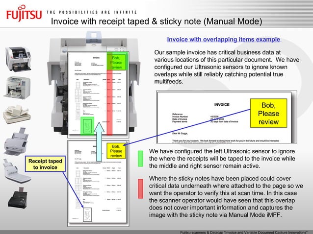 Fujitsu Scanners And Datacap Invoice And Variable Document Capture