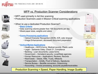 Fujitsu Scanners and Datacap, Invoice and Variable Document Capture ...