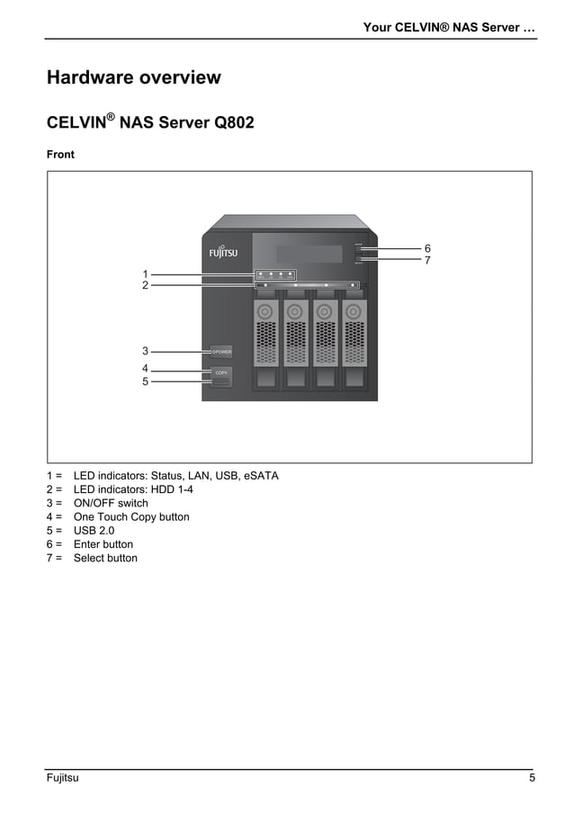 Fujitsu storage celvin_nas_manual | PDF