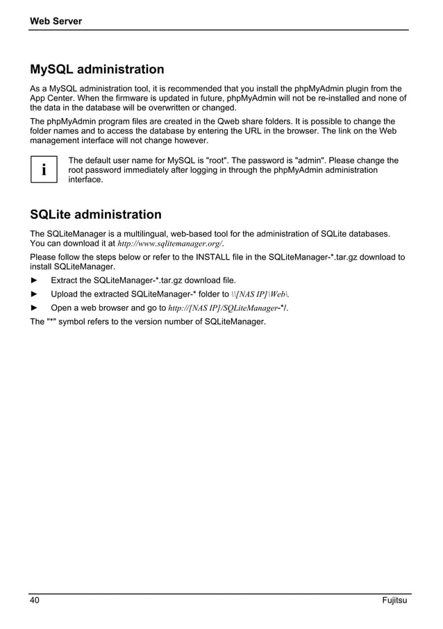 Fujitsu storage celvin_nas_manual | PDF