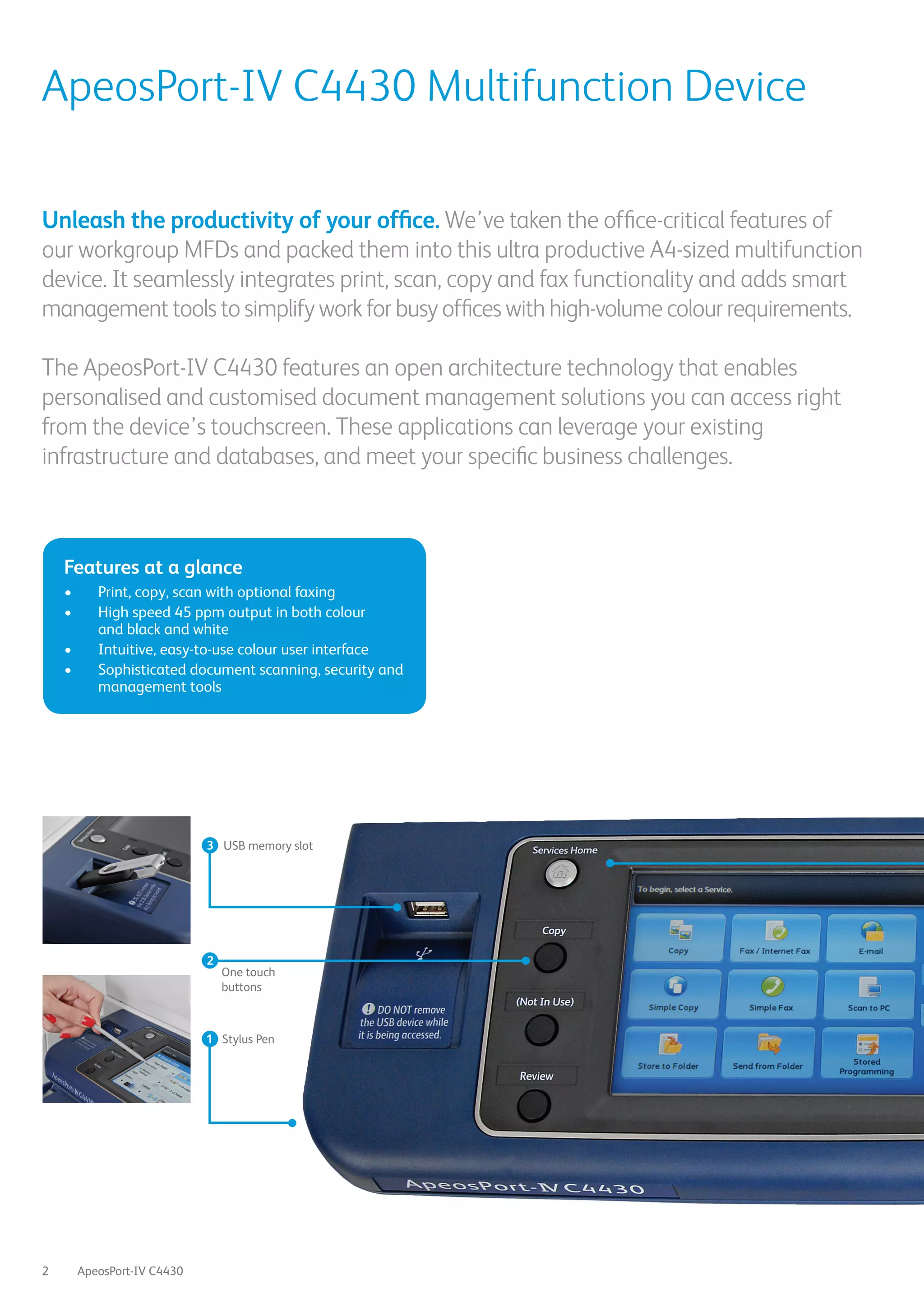 Fuji xerox apeosport c4430 | PDF