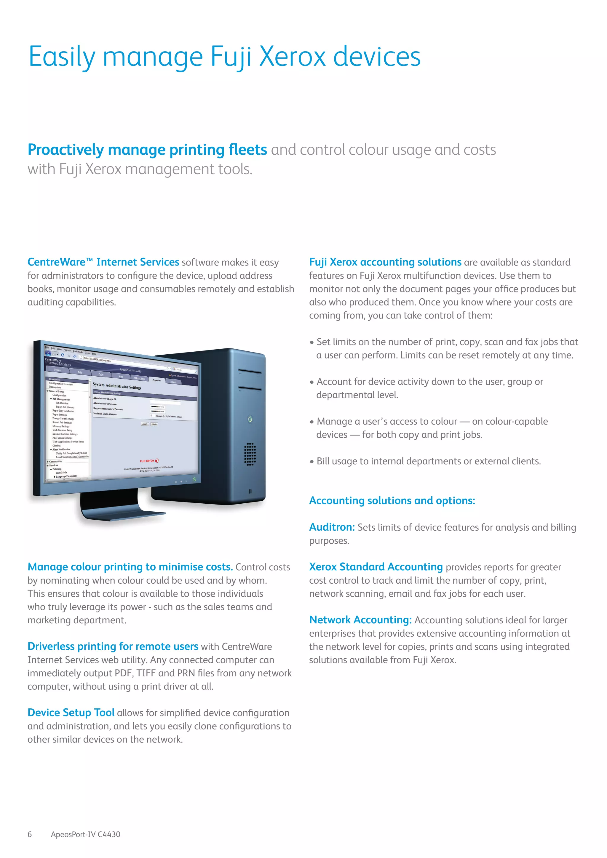 Fuji xerox apeosport c4430 | PDF