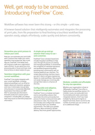 Fuji xerox free flow core brochure | PDF | Desktop Publishing ...