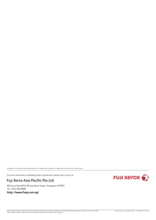 Fuji xerox free flow core brochure | PDF | Desktop Publishing ...