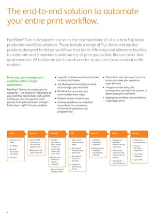Fuji xerox free flow core brochure | PDF