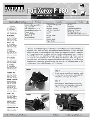 Fuji xerox p 880 | PDF